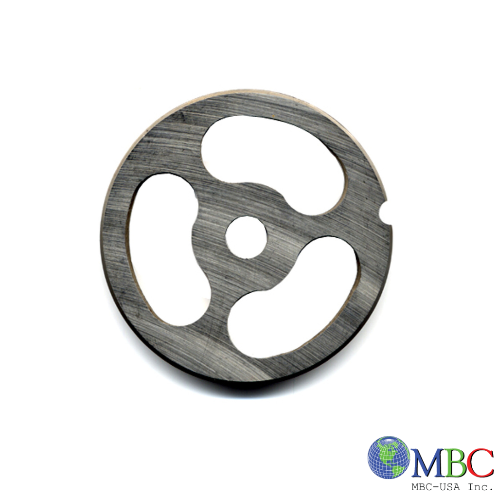 #32 Meat Grinder Plate with Kidney Holes – MBC USA